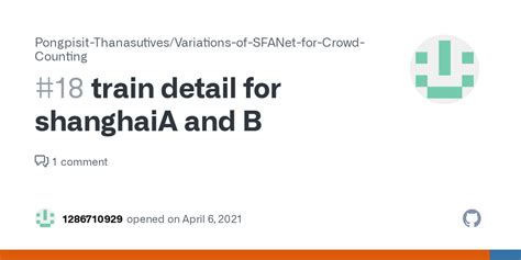 Train Detail For Shanghaia And B · Issue 18 · Pongpisit Thanasutives Variations Of Sfanet For