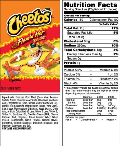 Cheetos® Crunchy Flamin Hot® Cheese Flavored Snacks Cheetos Crunchy