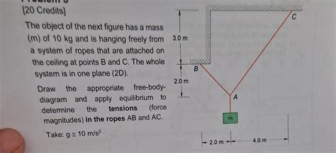 Solved Credits The Object Of The Next Figure Has A Chegg