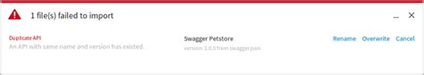Importing Api Specifications