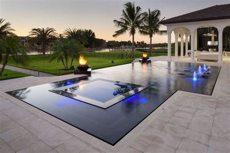 Perimeter Overflow Pools Portfolio Of Aaa Custom Pools Inc South
