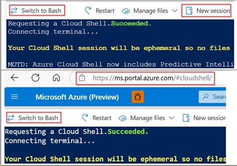 Azureportal Open Azure Cloud Shell To Bash Or Powershell Stack Overflow