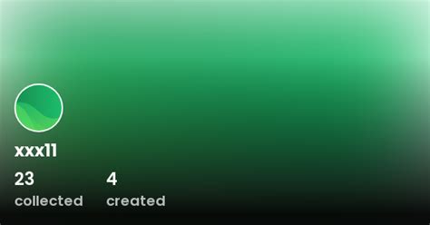 Xxx11 Profile OpenSea