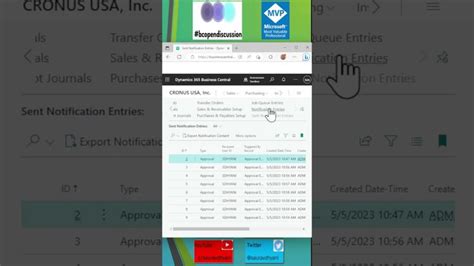 How To Manage Workflow Notification Entries In Business Central