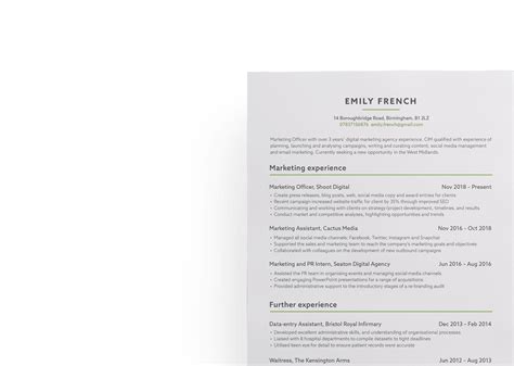 How To Write A Personal Profile On A CV The Job Studio