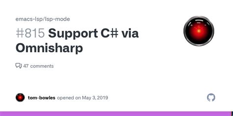 Support C Via Omnisharp · Issue 815 · Emacs Lsplsp Mode · Github