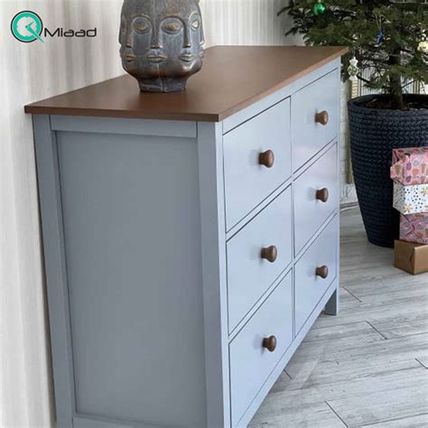 دراور چوبی، دراور ساده در عین حال جذاب با متریال چوب، دارای شش کشو برای