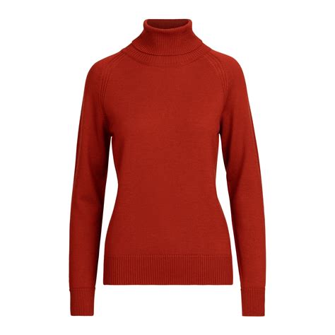 Halla Naisten Merinoneulepusero Kupari