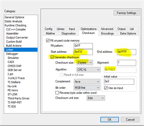 rom checksum on flash memory nxp community