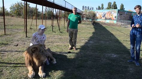 Девочка и лев ! - YouTube