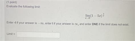 solved 1 ﻿point evaluate the following