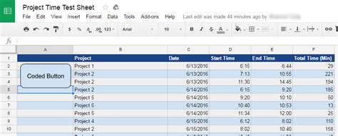 Javascript Spreadsheet Function Does Not Run When Button Clicked