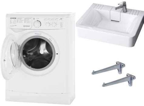 Стиральная машина Индезит / Indesit EWUC 4105 с раковиной Марсель 50