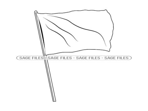 Flag Outline Svg Flag Svg Waving Flag Svg Flag Clipart Etsy