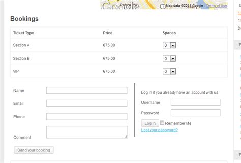 Booking Options Events Manager Documentation