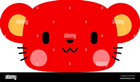 This Is A Illustration Of Cute Mouse Face Stock Vector Image And Art Alamy