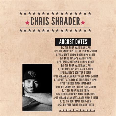 Chris Shrader Chrisshradermusic • Instagram Photos And Videos