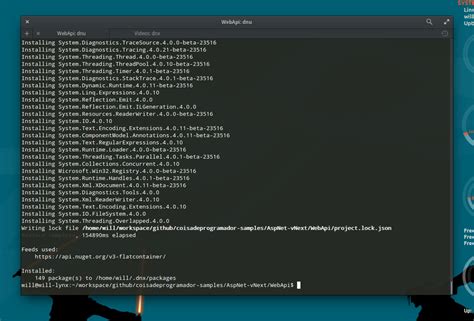 Como criar REST NET Web API vNext persistência de dados