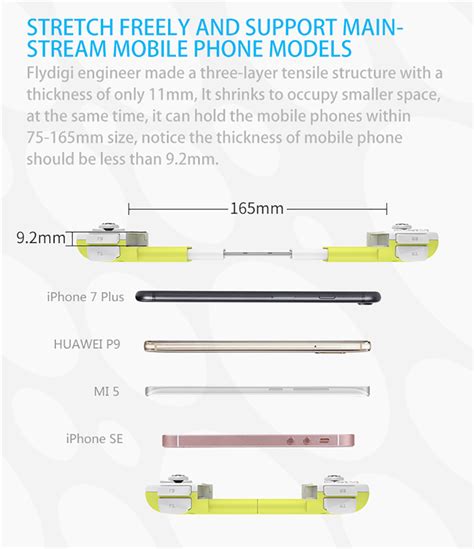 Flydigi Wee Mobile Game Bluetooth Stretchable Handle Controller