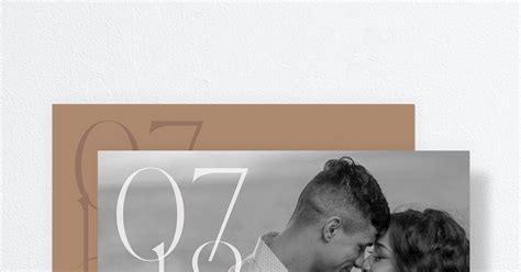 offset date save the date cards the knot