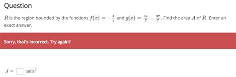 solved r is the region bounded by the functions f x −4x and