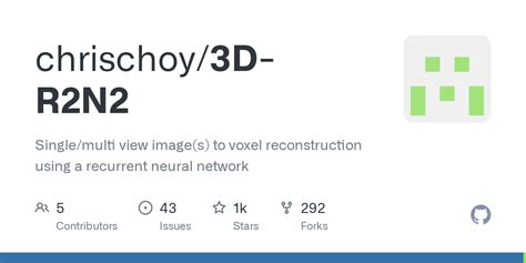 github chrischoy 3d r2n2 single multi view image s to voxel