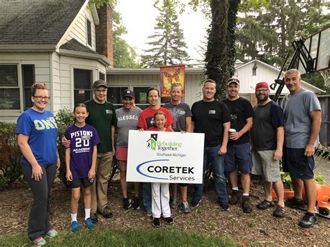 Coretek Day 1 Rebuilding Together Southeast Michigan