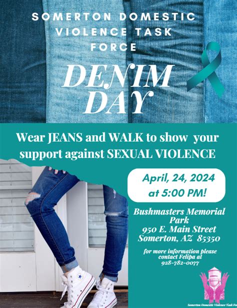 Somerton Domestic Violence Task Force Denim Day Kyma Events