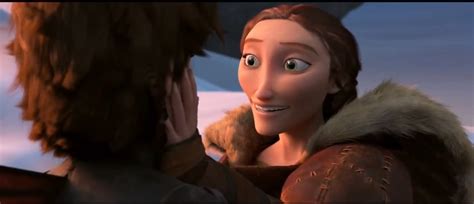 Hiccup And His Mother Valka Looks Like Valka Is So Proud Of Her Son