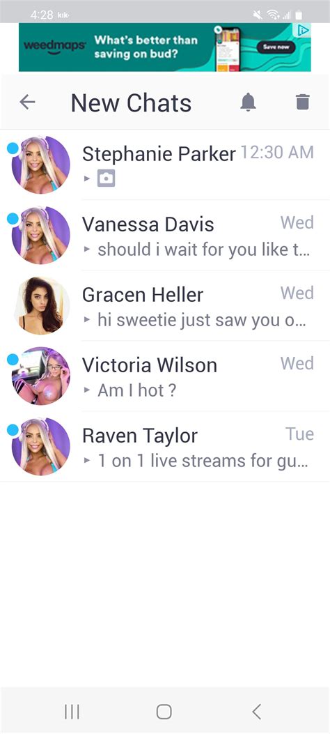 I Always Get Annoying Sex Bots Messaging Me On Kik Its Pretty Common