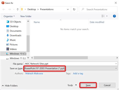How To Fix The An Error Occurred While Powerpoint Was Saving The File” Error