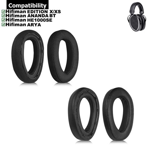 Pair Ear Pads For Hifiman Edition X Xs Ananda Bt He Se Arya Headphone Earpads Cushion