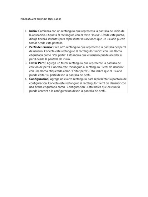 Diagrama De Flujo De Angular Js Pdf