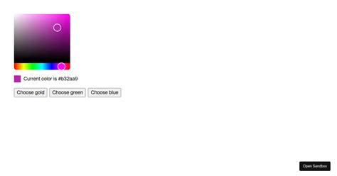 React Colorful Demo Codesandbox
