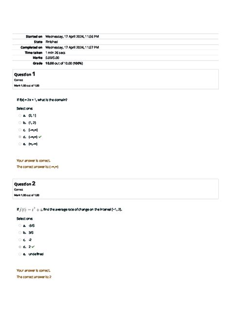 self quiz unit 1 attempt review started on wednesday 17 april 2024