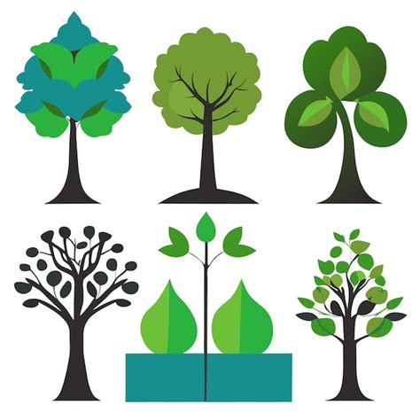 Premium Vector Digital Art With Intricate Botanical Icon Elements