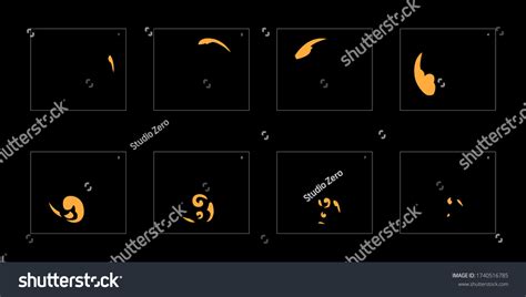 연기 효과 먼지 스모 애니메이션 스프라이트 스톡 벡터로열티 프리 1740516785 Shutterstock