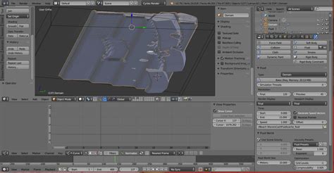 Problems With Fluid Simulation Falls Through Mesh Etc Particles And Physics Simulations