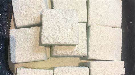 asmr requested crush reform blocks with cornstarch crunchy