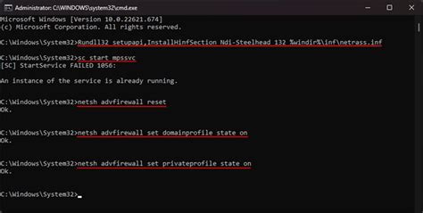 Fix Windows Could Not Start The Windows Firewall Service On Local Computer Error 1068
