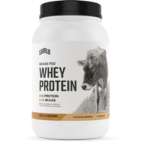 Levels Whey Protein Powder Vanilla Cinnamon 28 Servings Vitacost