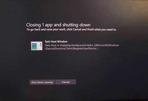 task host window task host stoppar bakgrundsuppter
