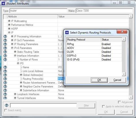 opnet node configuration