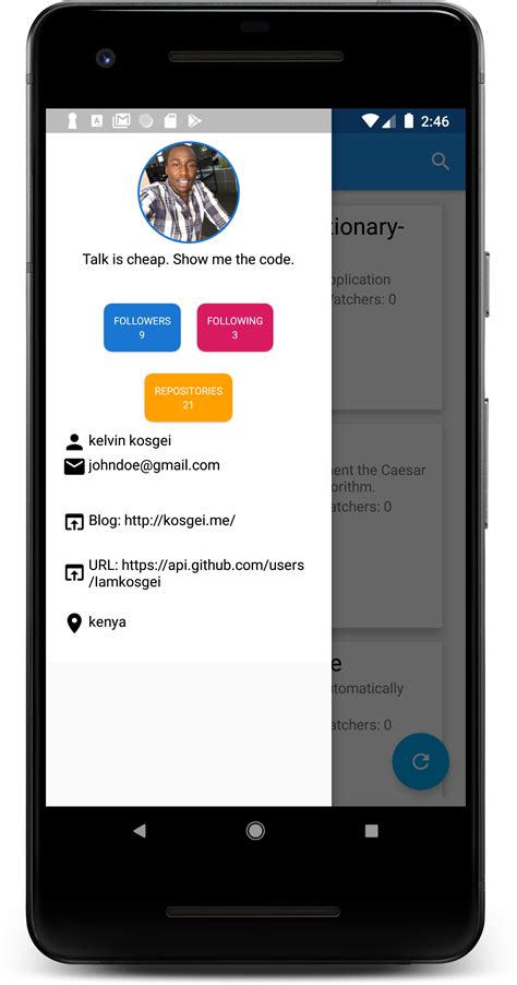 Github Iamkosgeigitsearch An Android Application Consuming The