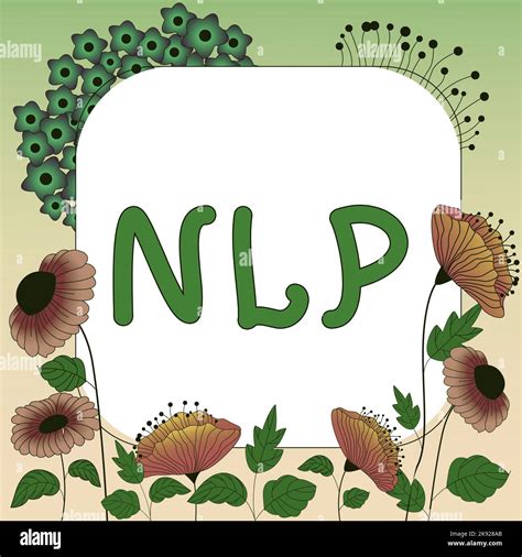 Text Sign Showing Nlp Internet Concept Psychological Approach Involves Analyzing Strategies To