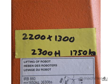 Used Abb Irb660 180 3 15 M2000 Robotic Arms 828719