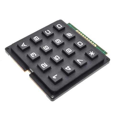Clavier 4 4 Touches Matrix Plastic MHTronic