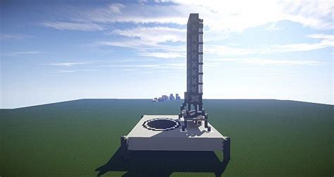 Rocket Launch Pad Minecraft Map