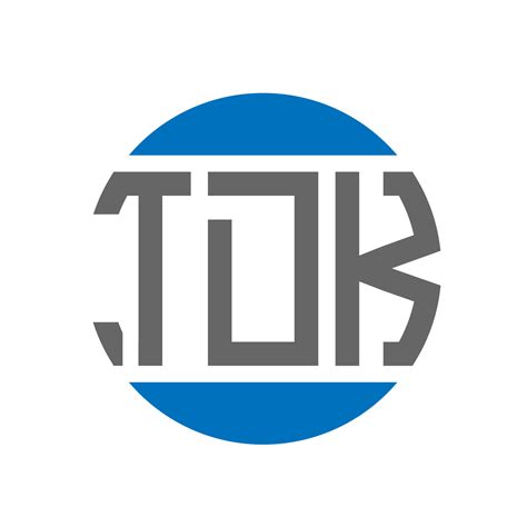 Tdk Letter Logo Design On White Background Tdk Creative Initials