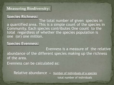 Biodiversity Quantification Ppt Rp Sir Pptx